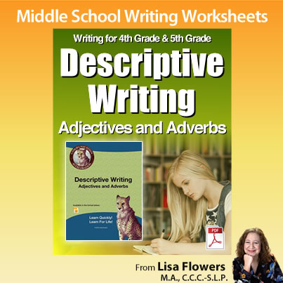 Watch S.L.P., Lisa Flowers' Explain her Descriptive Writing: Adjectives ...